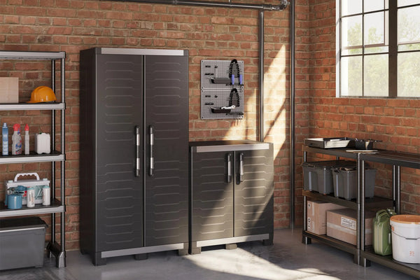 Keter XL Base/XL Tall Storage Cabinet - Bundle - Stormor Shelving
