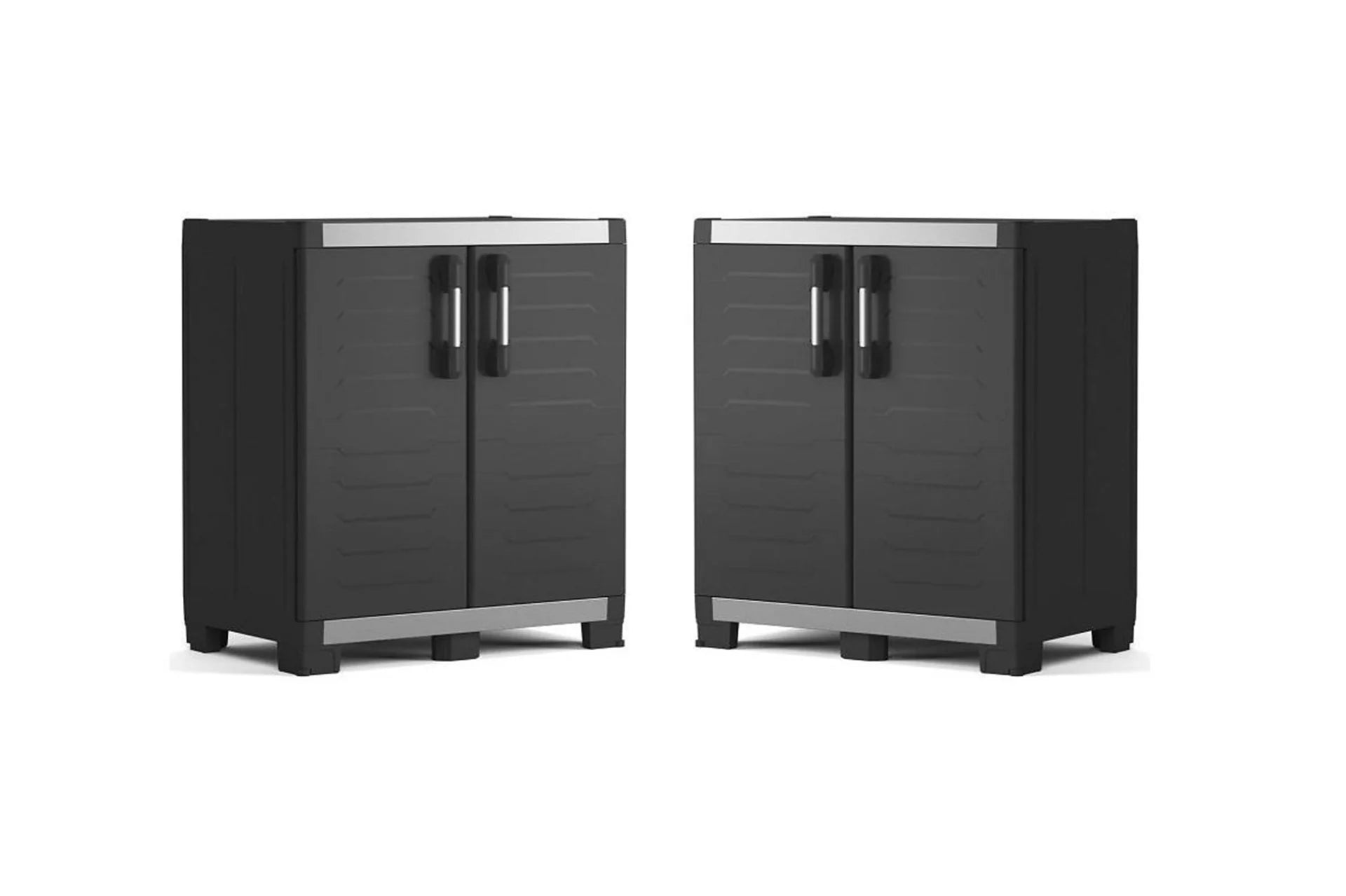 Keter XL Garage Base Cabinet - 2 Pack - Stormor Shelving