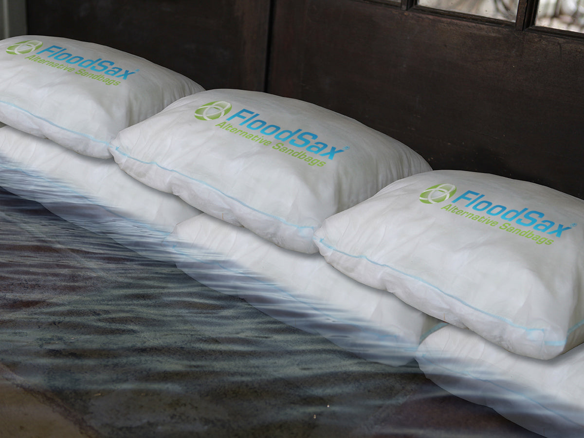 FloodSax - The Sandless Sand Bags for Flooding, Leaks, Drains & Water ...