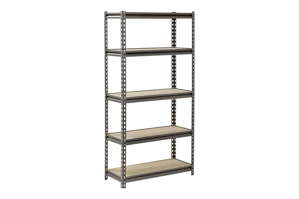 Summit Boltless Rivet Garage Shelving Storage Units with MDF Shelves ...