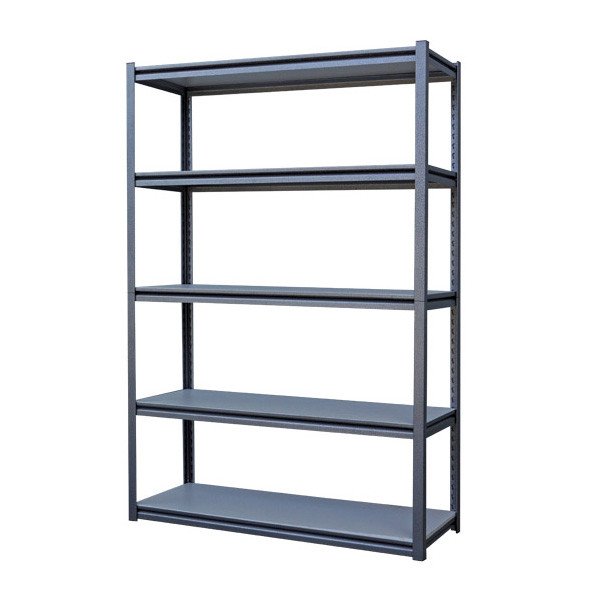Summit Z Beam Heavy Duty Rivet Shelving Unit - Hammertone Grey ...